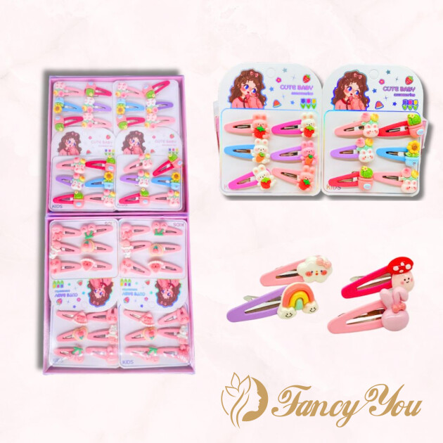 HEBILLA INFANTIL PARA CABELLO 6PCS X1 AZAR | Fancy You